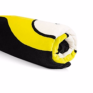 Official Bobs Burgers Fleece Throw Blanket - 45x60-Inch Cozy Accessory - Perfect for Bed, Couch, Chair - Fuzzy Lightweight Comforter Featuring Iconic Toy from Cartoon - Licensed Merchandise