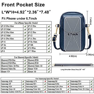 KUKOO Small Crossbody Phone Bags for Women Cell Phone Purse Wallet with Card Slots