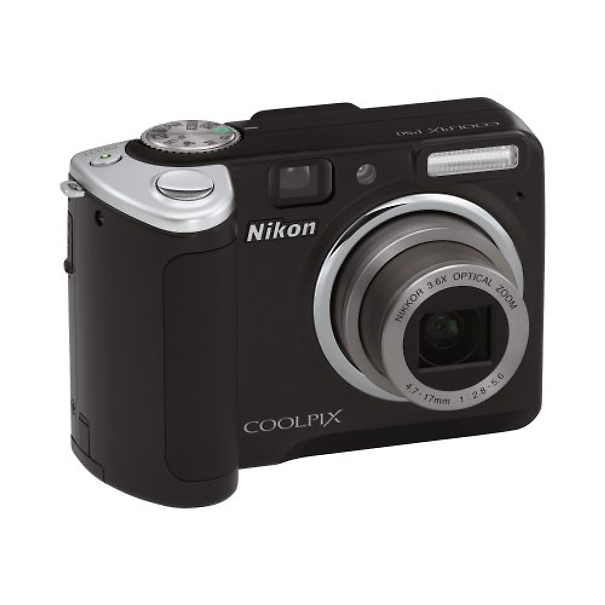 Nikon Coolpix P50 8.1MP Digital Camera with 3.6x Wide Angle Optical Zoom