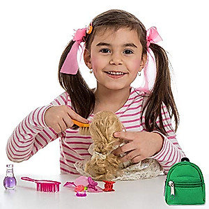 SOTOGO 10 Pieces Doll Zipper Backpack Mini Baby Dolls Backpack Girl Doll Accessory Bags and American Doll Accessories