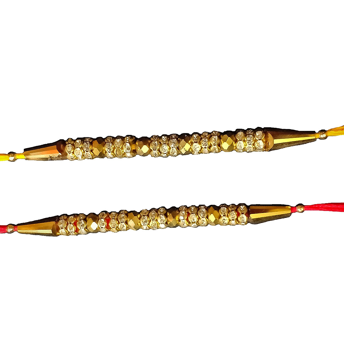 Set of Two Rakhi Thread,Designer Rakhi, Raksha bandhan Gift for Your Brother,Rakhi for Brother,Rakhi Bracelet,Rakhabandhan Rakhi,Rakshabandhan Festival(Multi Color Thread)