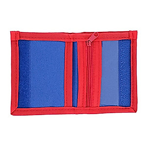 CTM® Kid's Sponge Bob Bifold Wallet with Hook and Loop Closure, Blue