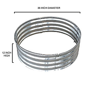 Buffalo Tools FRING36: 36 Inch Galvanized Steel Fire Ring, Multi