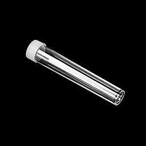 HEALLILY Cross Stitch Needle Tube Plastic Clear Holder Accessories Organizer Needles Dispenser for Embroidery Sewing 10 pcs