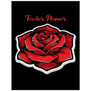 Teacher Planner 2023 2024: Daily and monthly planner 2023 -2024 - Review your daily priorities at the beginning of each day - Check your work calendar daily to review your activities