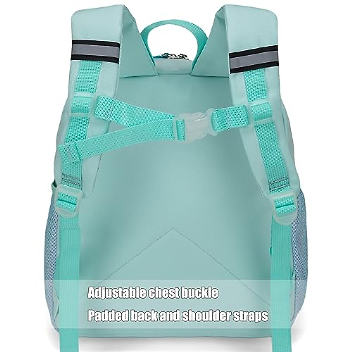 HawLander Preschool Backpack for Toddler Girls, Kids School Bag, Ages 3 to 7 years old, Mini, Light Green