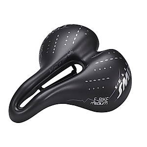 SMP Unisex's E-Bike Saddle, Black, Medium