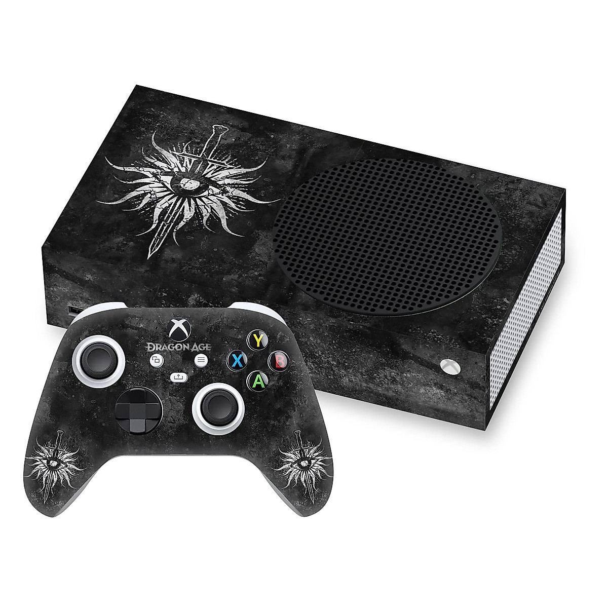 Head Case Designs Officially Licensed EA Bioware Dragon Age Inquisition Distressed Heraldry Vinyl Sticker Gaming Skin Decal Cover Compatible With Xbox Series S Console and Controller Bundle