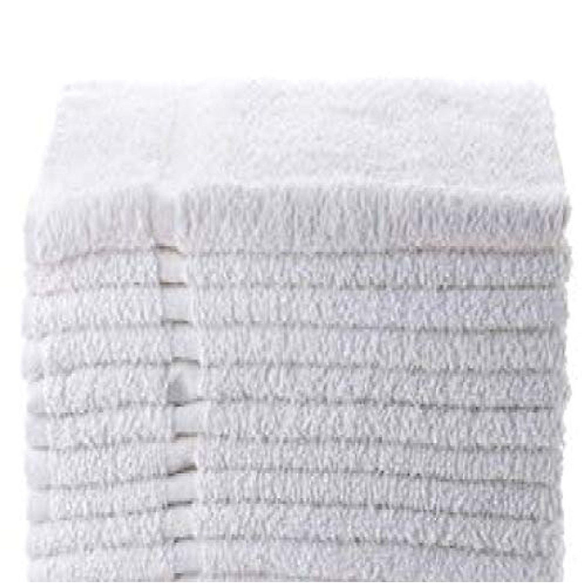 Towels N More 24 Basics White 16x27 100% Cotton Loop Hand Towels Salon/Gym/Hotel Super use Absorbent Best for Bathroom, Kitchen, Home or Commercial use Towels (24)