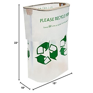 Party City Black Clean-Up Party Supplies, 3 Pieces, with Matching Reusable Pop-Up Trash Bins, Plus a Handy Recycling Bin