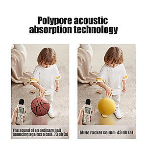 Silent Basketball, Indoor Training Ball, Uncoated High Density Foam Ball, Soft, Flexible, Lightweight and Easy to Grip (Size 2, 3, 5, 7),Orange,NO 7