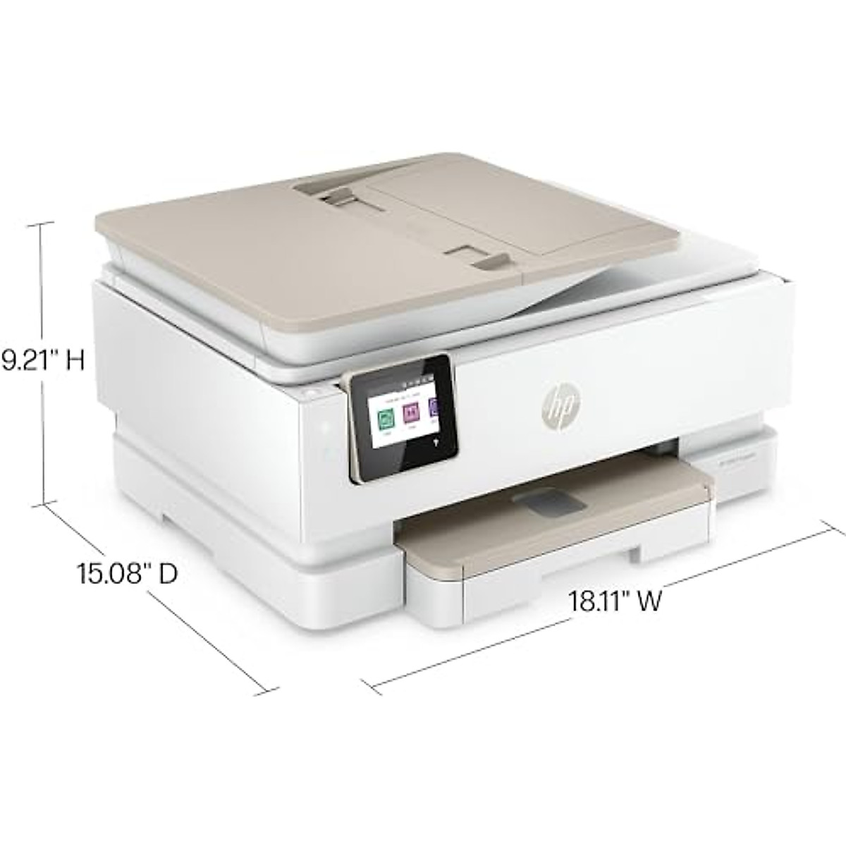 HP Envy Inspire 7955e Wireless Color All-in-One Printer with 6 Months Free Ink (1W2Y8A) (Renewed Premium),White