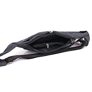 Wytidian Sling Bag Anti-Thief Crossbody Bag for Men Women Lightweight Personal Pocket Chest Bag for Travel Hiking Camping (Dark Grey)