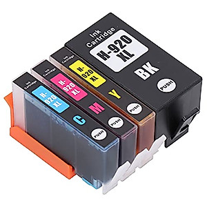 4Pcs Ink Cartridge for HP Ink Cartridge Replacement Printer Ink Cartridge Officejet 6000 6500 6500 Wireless 6500A 7000 7500 7500A Printers