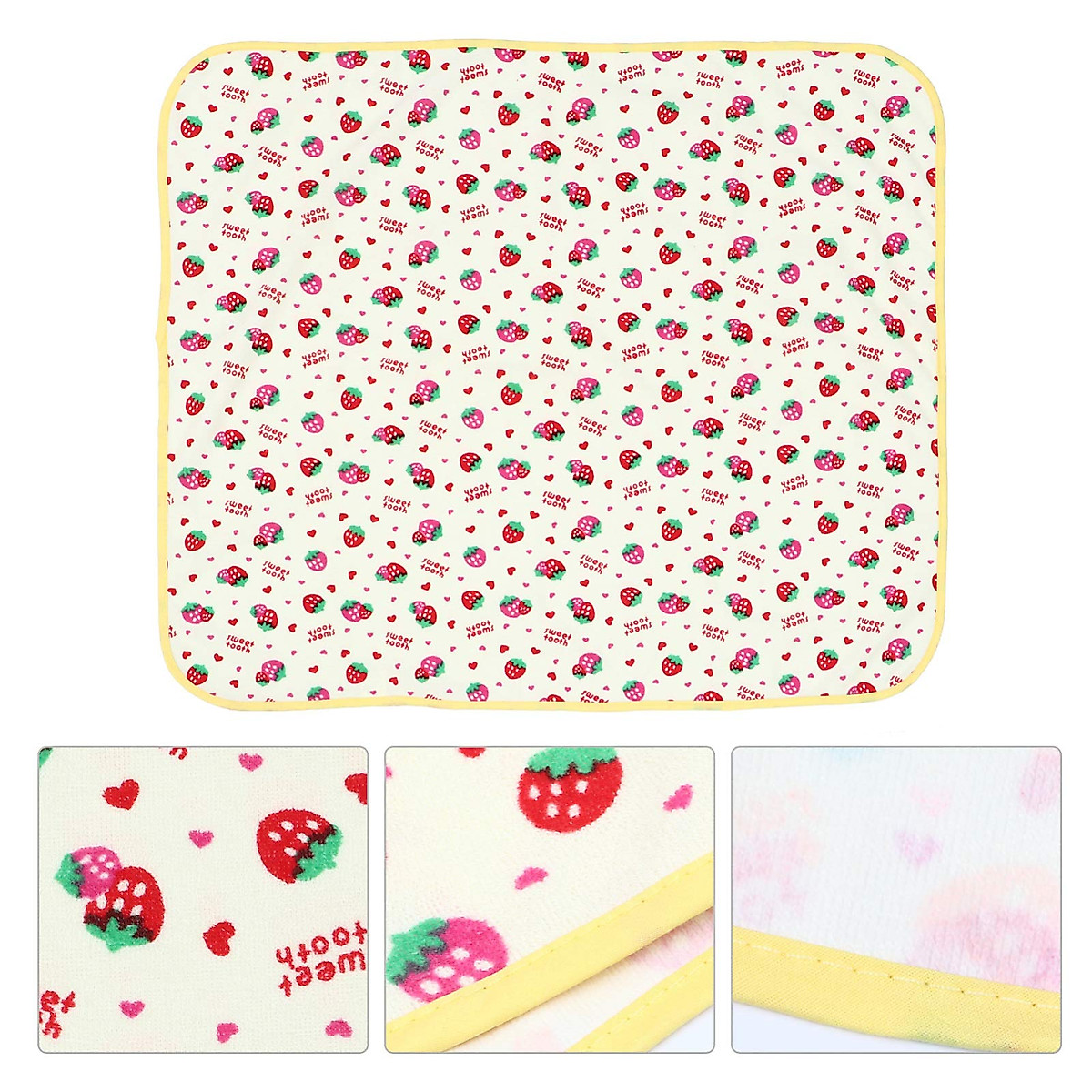 Waterproof Urinal Bed Pad Washable Cotton Mattress Protector Reusable Pee Pads for Bed Wetting Toddlers, Pets