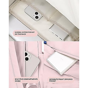 kibachev Pink Casual Daypack Backpack Simple Backpack College Backpack for Women Carry On Backpack