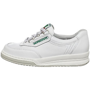 Mephisto Women's Rush Walking Shoe,White Calf,10 M US