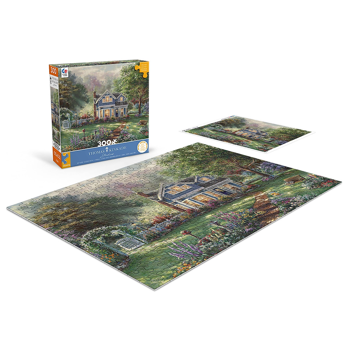 Ceaco - Thomas Kinkade - Inspirations - Springtime Memories - 300 Piece Jigsaw Puzzle
