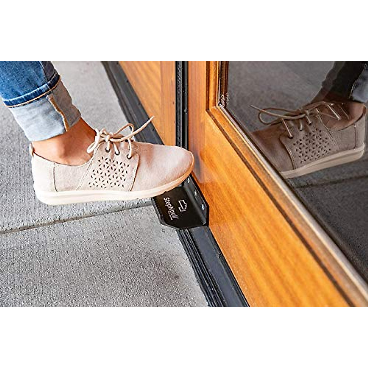 StepNpull Hands Free Door Opener (Black-1 Piece)