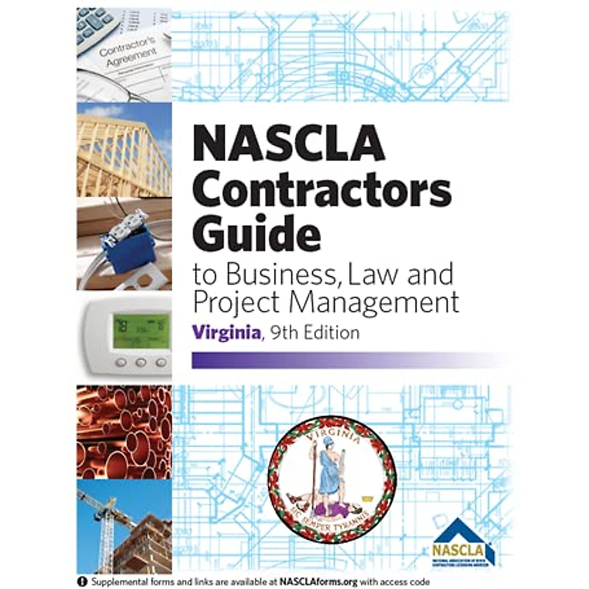 VIRGINIA - NASCLA Contractors Guide to Business, Law and Project Management, Virginia 9th Edition Spiral-bound