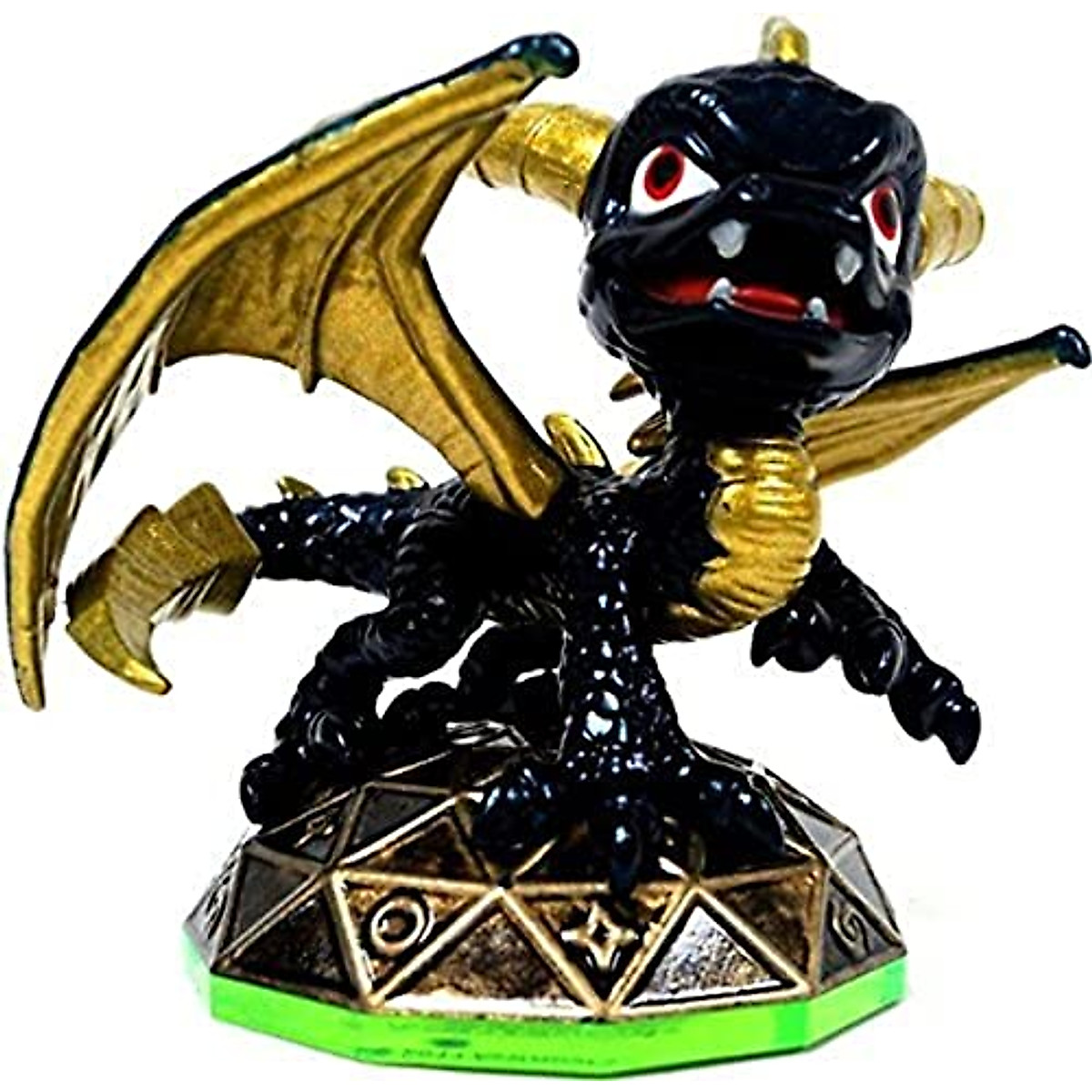 Skylanders Spyros Adventure LOOSE Mini Figure LEGENDARY Spyro GOLD WIngs Includes Card Online Code