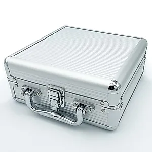 Front Porch Classics | Mexican Train Domino Set On-The-Go Aluminum Carrying Case, 2 to 8 Players Ages 8 to 99