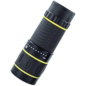 10x22 High Power Life Waterproof Monocular Compact with Smartphone Adapter BAK4 Prism FMC Lens Monocular for Adult Bird Watching, Outdoor Hunting, Travel
