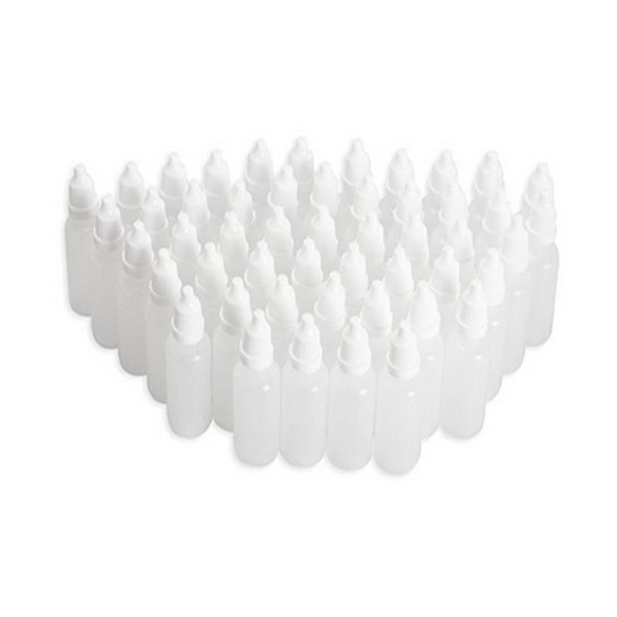 erioctry 50Pcs 30ML Empty Plastic Dropper Dropping Bottles(Drops of Plug Can Removable) Portable Plastic Refillable Bottles Containers (30ml)