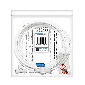 APEC Water Systems ICEMAKER-KIT-RO-1-4 Ice Maker Kit for Reverse Osmosis Systems, Refrigerator & Water Filters