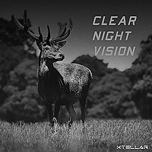 Xtellar Trail Camera 24MP 1080P IP66 Waterproof with Clear Night Vision and 3 Passive Infrared Motion Sensors for Hunting Scouting Range Control and Wildlife Researching (Camo Green)
