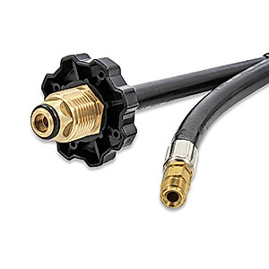 Camco Olympian 5-Foot RV Propane Supply Hose | Features Built-In Excess Flow Protection, Easily Connects Camper to 20/30 lb Propane Tank, and can be Used with a Propane Tee (59033)