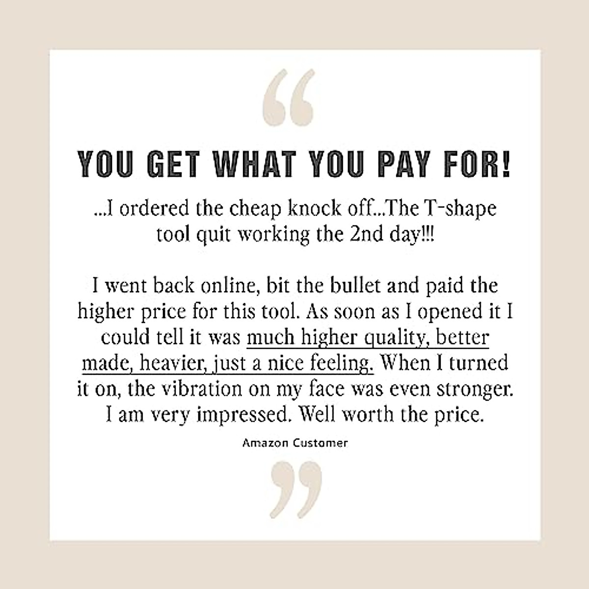 Jillian Dempsey Gold Bar | Original Premium 24K Gold Plated Facial Vibrating Bar with 6,000 Rotations Per Minute | Boost Blood Flow, Sculpt, Firm & Smooth Face | Made in Japan