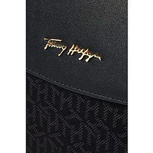 Tommy Hilfiger Sutton Flap Backpack Jacquard Black Tonal/Black One Size