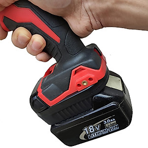 Battery Adapter for Makita to Milwaukee M18 18V Lithium Cordless Tool, Convert Makita 18V LXT Lithium Battery BL1860B/BL1850B/BL1830/BL1815 to Milwaukee 18 Volt Lithium-Ion M18 Battery Converter