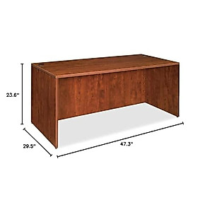 Lorell LLR69411 69000 Series Desk, Cherry