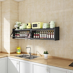 SweeTinytwo Wall Cabinet, Medicine Cabinet, Metal Cabinet with Large Capacity, Matches Variety of Decors (63 * 27 * 35cm,White)