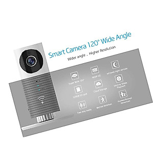Cleverdog Security IP Camera, TOLEGEND 2nd Generation 120 ° Wide Angle Night Vision Camera Security Wireless Puppy Cam for Phone