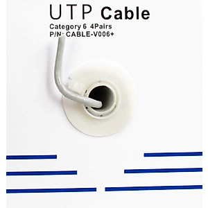 VIVO 500ft Bulk Cat6, CCA Ethernet Cable, 23 AWG, UTP Pull Box, Cat-6 Wire, Indoor, Network Installations, Gray, CABLE-V006