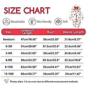 AMAWMW Baby Girl Valentines Day Outfit Newborn Love Heart Hooded Jumpsuit SnowSuit Infant Warm Winter Clothes Gifts Set Stuff