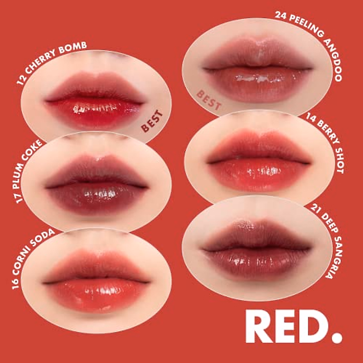 rom&nd Juicy Lasting Tint (16Colors) 5g (21 DEEP SANGRIA)