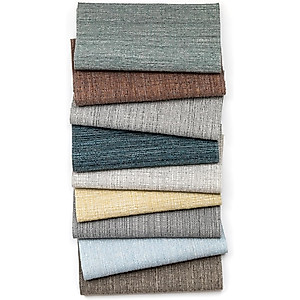 Liz Jordan-Hill Light Blue Stain Resistant Chenille Uphostery Fabric 100% Polyester Woven for Furniture, Sofa, Barstool, DIY Crafting (55" Wide Color - Johnny Cake - 2 Yards)