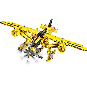 Oakkart STEM Toys Building Sets for Boys 8-12 Build 2in1 Dump Truck or Airplane Construction kit Engineering Sets for Boys STEM Building Set for Kids