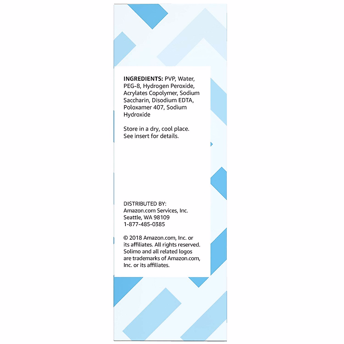 Amazon Brand - Solimo 10 Day Teeth Whitening Strips Kit, 10 Treatments