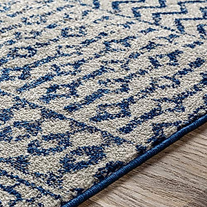 Artistic Weavers Chester Boho Moroccan Area Rug 7'10" x 10'3", Royal Blue