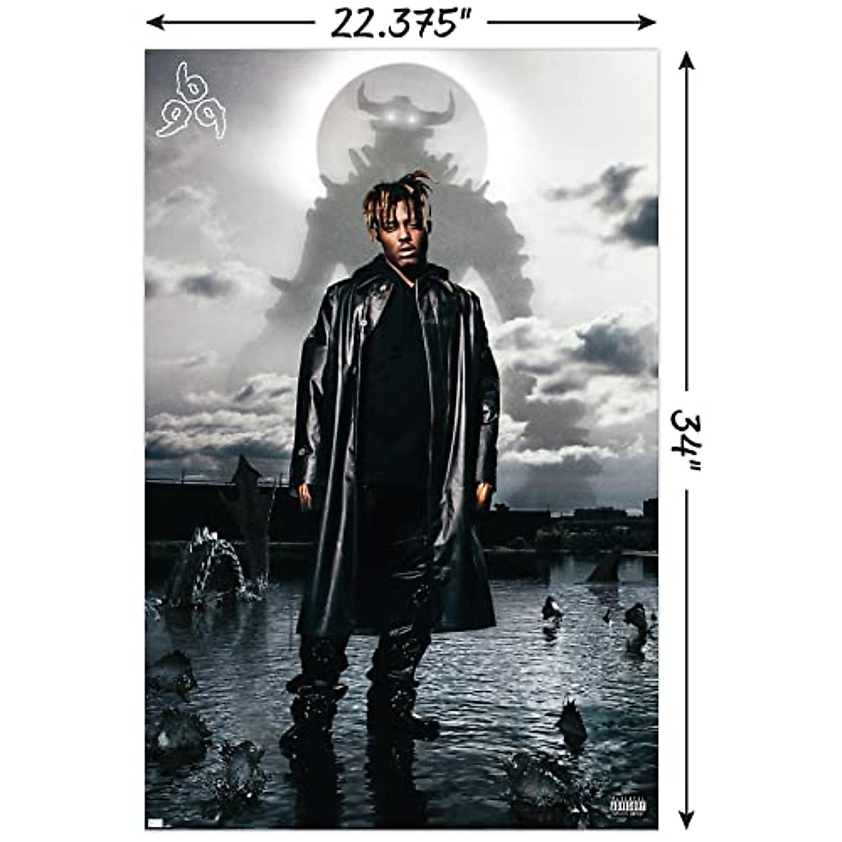 Trends International Juice WRLD - Fighting Demons Album Cover Wall Poster