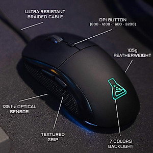 G-LAB Combo Selenium - 4 in 1 Gaming Set - Backlit QWERTY Gaming Keyboard, 3200 DPI Gaming Mouse, Headset Gaming, Non-Slip Mouse Pad – Gamer Pack Compatible with PC/PS4/PS5/Xbox One/Xbox Series X