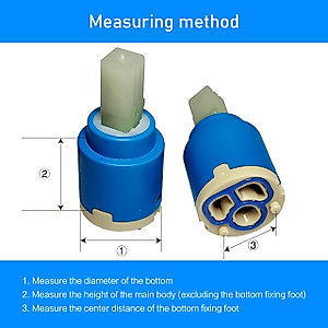 25mm Ceramic Cartridge, Single Handle Ceramic Faucet Cartridges, Ceramic Disc Cartridges Valve for Bathroom Shower