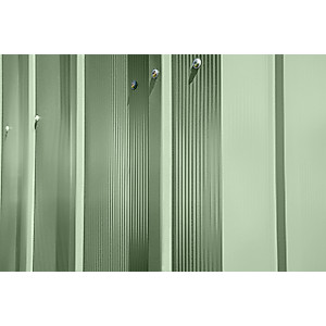 Arrow Classic Steel Storage Shed, 10x4, Sage Green