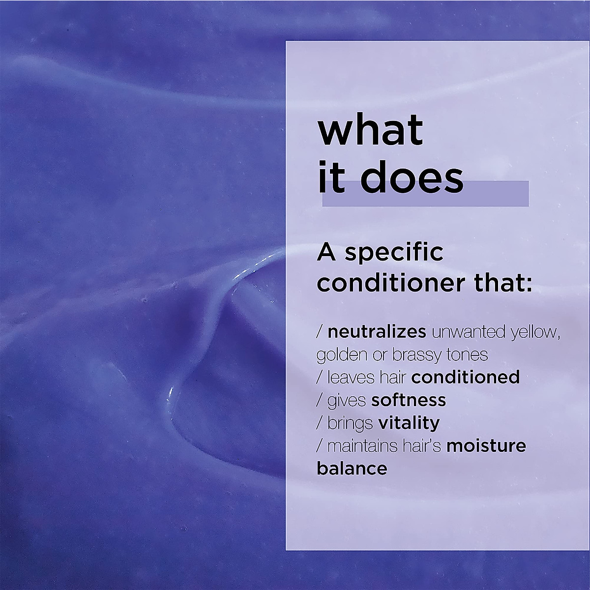 milk_shake Silver Shine Purple Conditioner for Blonde Hair - Blonde Toner for Brassy Hair