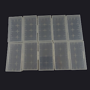 Gocomcom Honbay Pack of 10 Battery Storage Case/Box/Organizer/Holder for 18650 or CR123A Battery